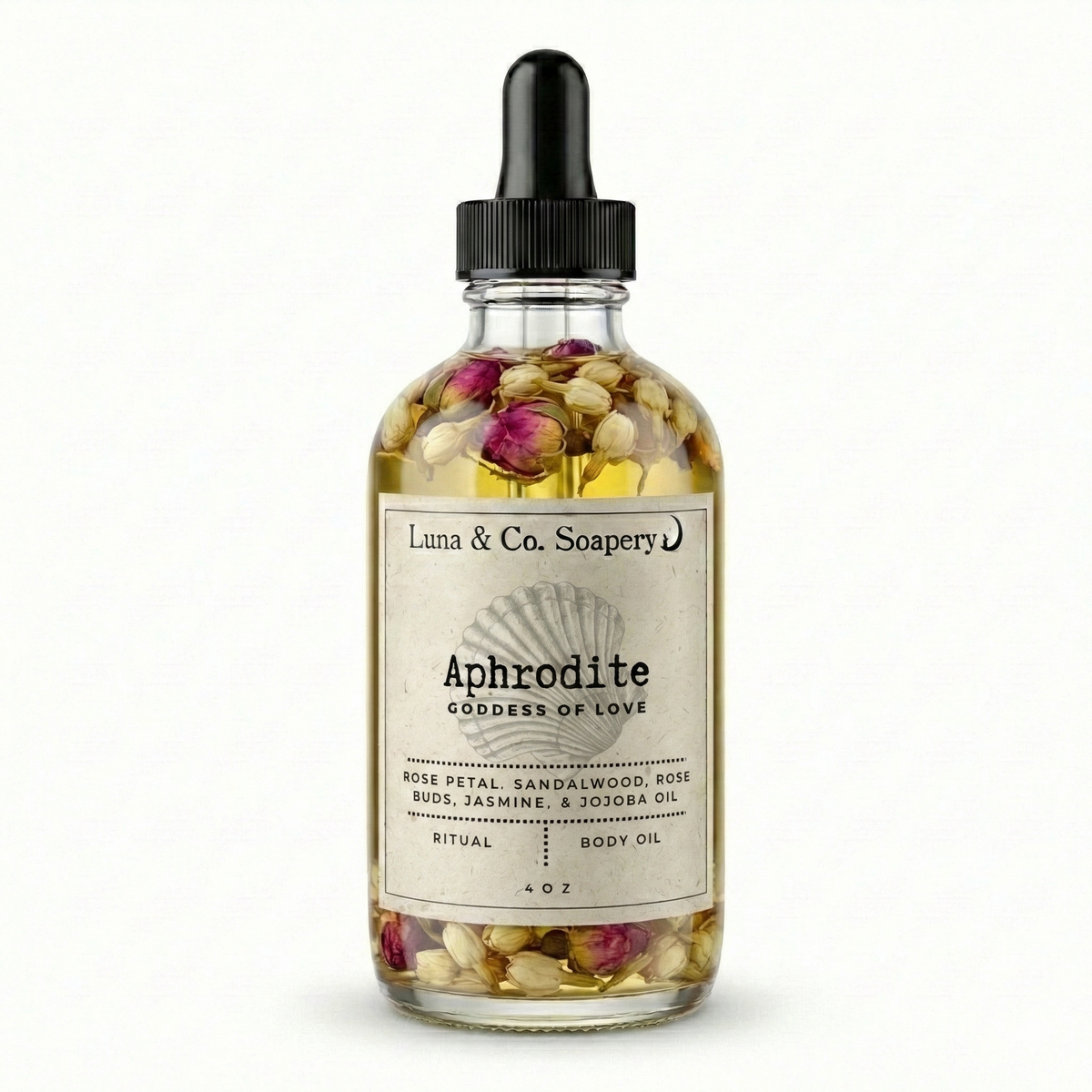 Aphrodite Ritual Body Oil - Luxurious Hydration – Luna & Co. Soapery
